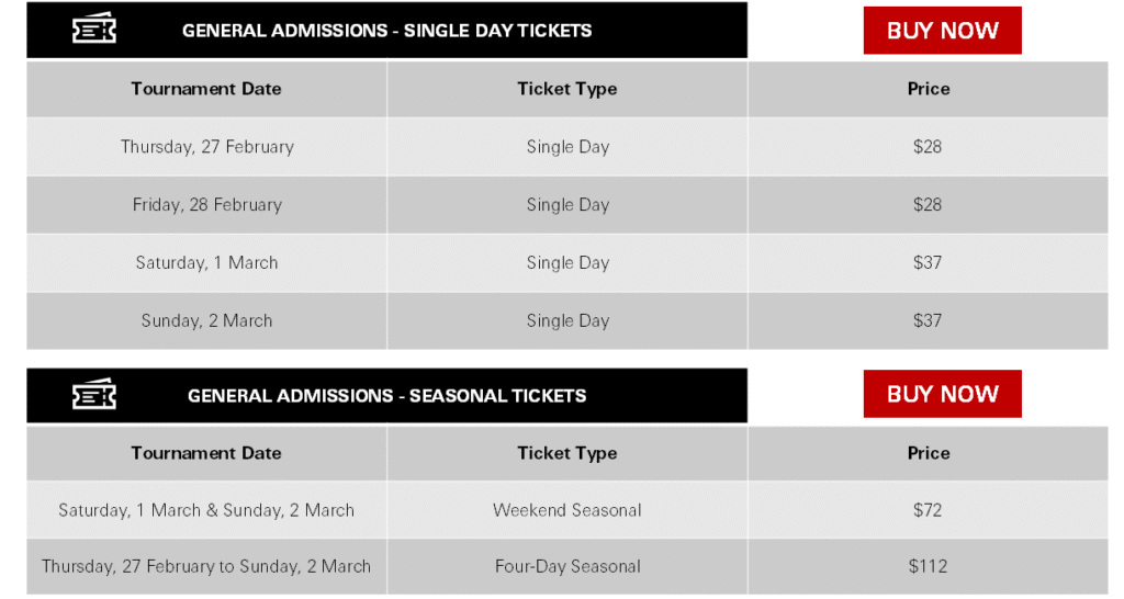 Buy HSBC Women’s World Championship 2025 Tickets